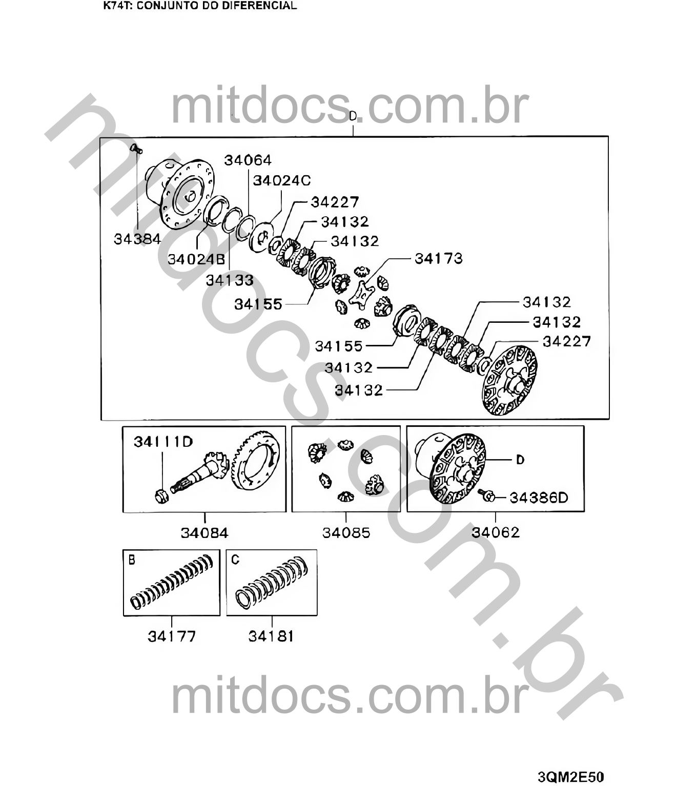 L200 Outdoor - Atuador de tração positiva do diferencial traseiro ...